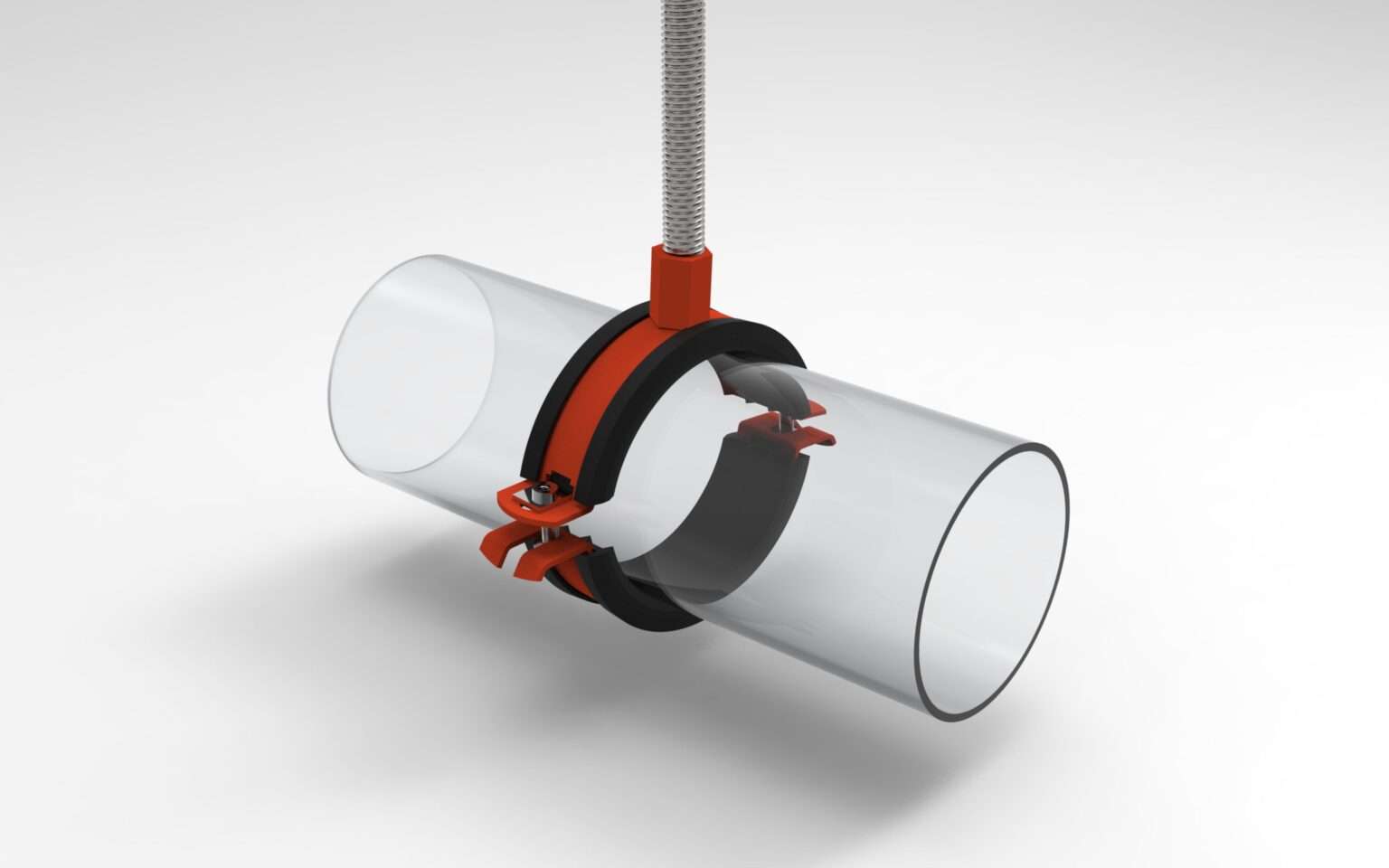 RUBBER LINED PIPE CLAMP (RPCQ) - RS Fasteners UK